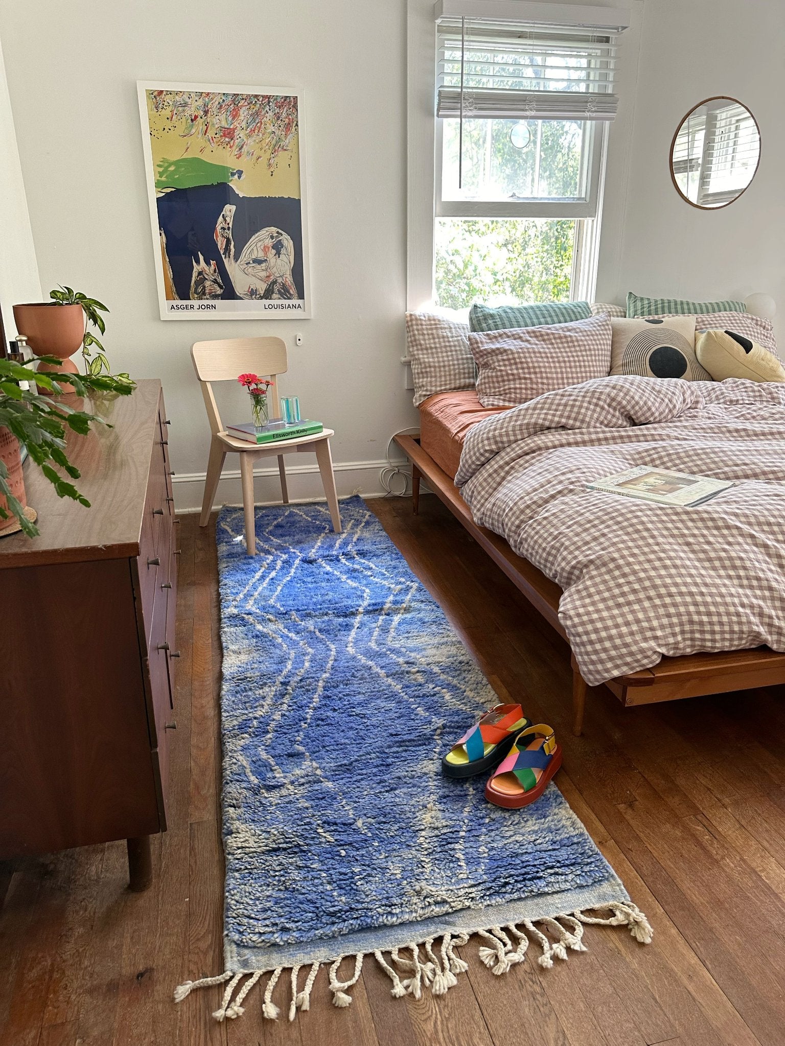 Barton Blue Moroccan Runner | Lost Hunt Vintage